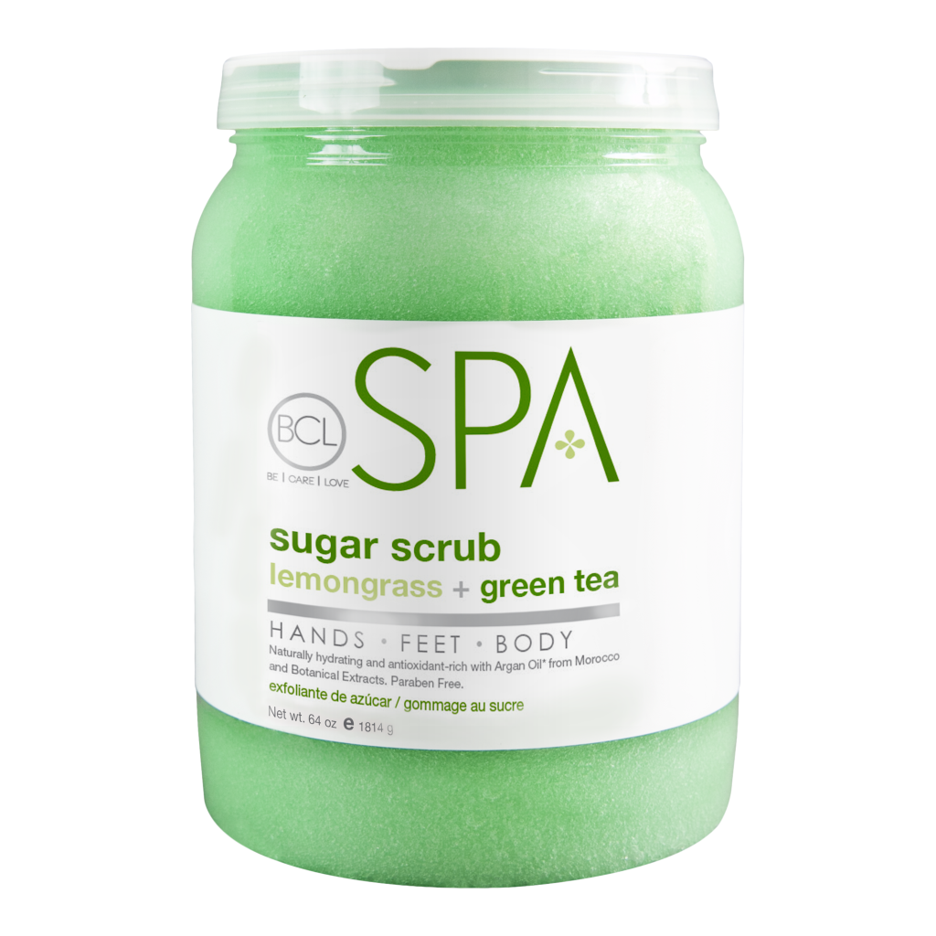 Lemongrass & green tea sugar scrub -1814gr – Spa & More