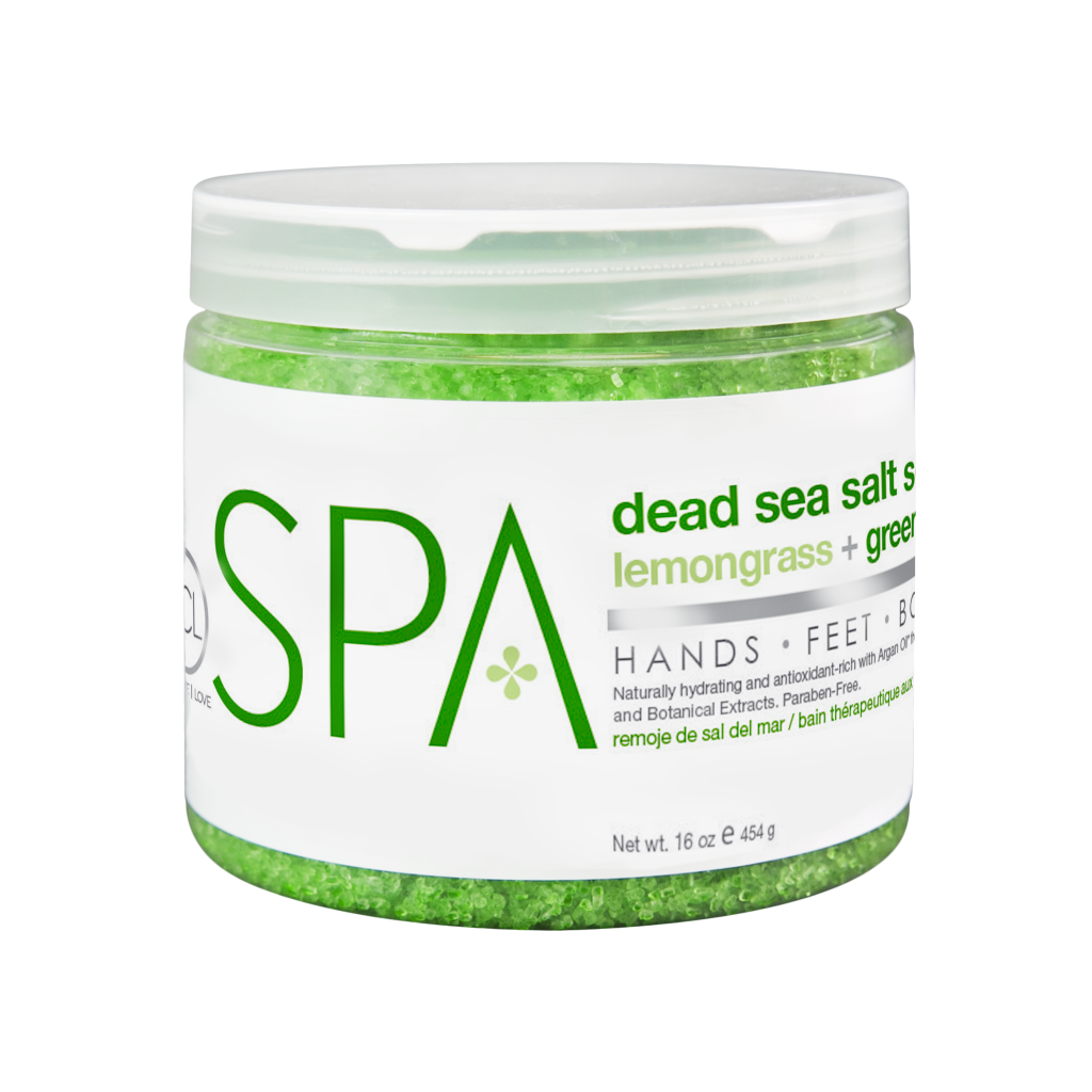 Lemongrass & green tea sea salt sock -454gr – Spa & More